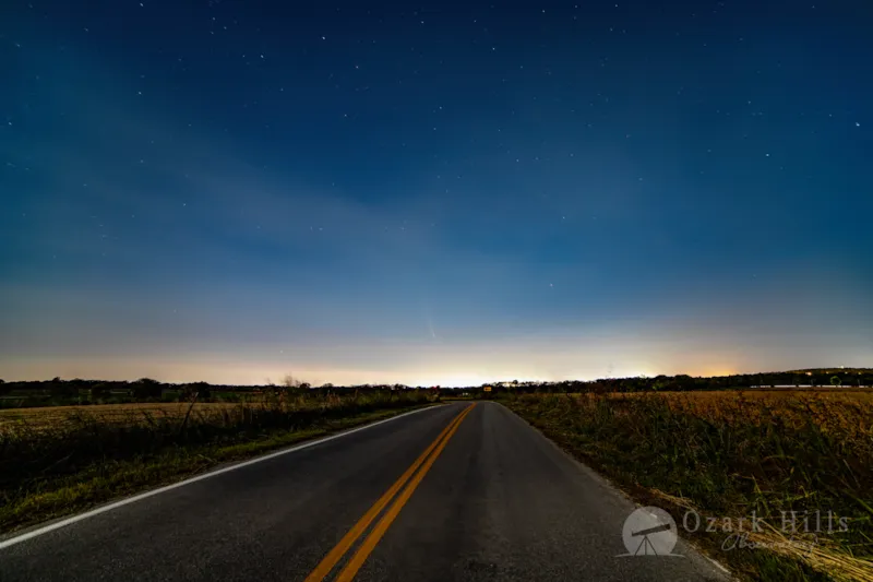 Capturing Comet C2023 Tsuchinshan-ATLAS Over Springfield, Missouri ...