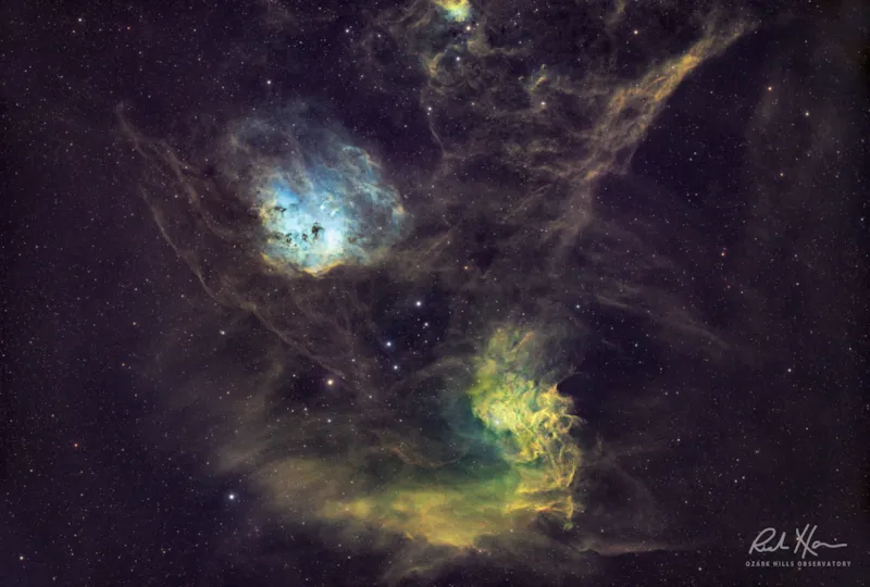 NGC 1893 and IC 405 Nebulae Takahashi FSQ106 EDX4 widefield ...